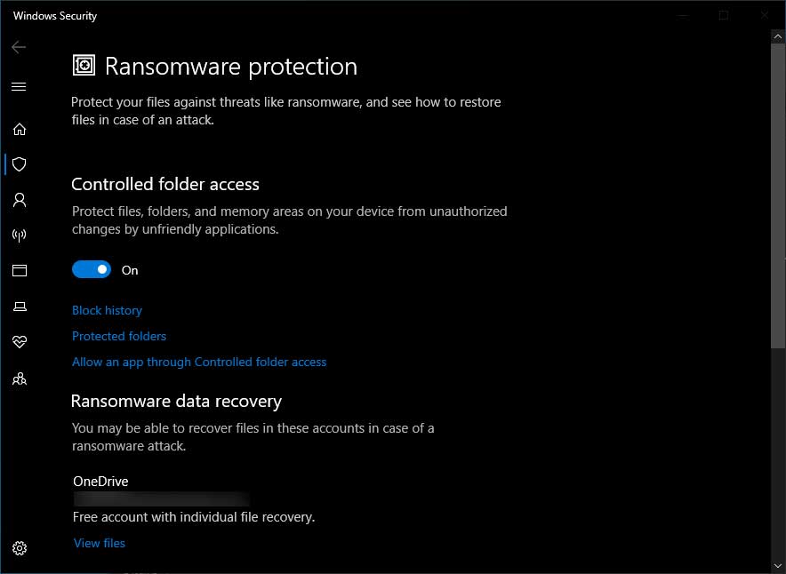 How to Enable Ransomware Protection in Windows 10 | Kyber Systems